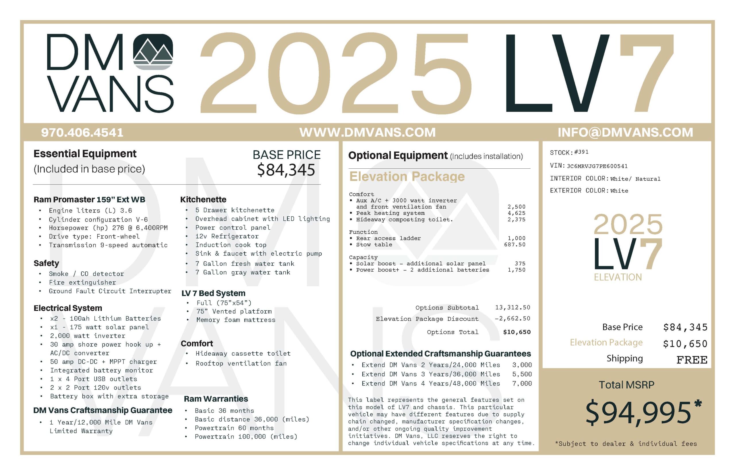 2025 LV7 ElevationWhite 0541 - DM Vans