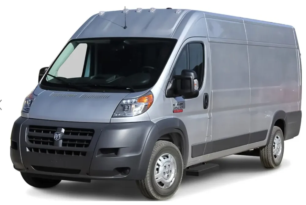 RAM PROMASTER 6" BLACK RUNNING BOARDS - DM Vans